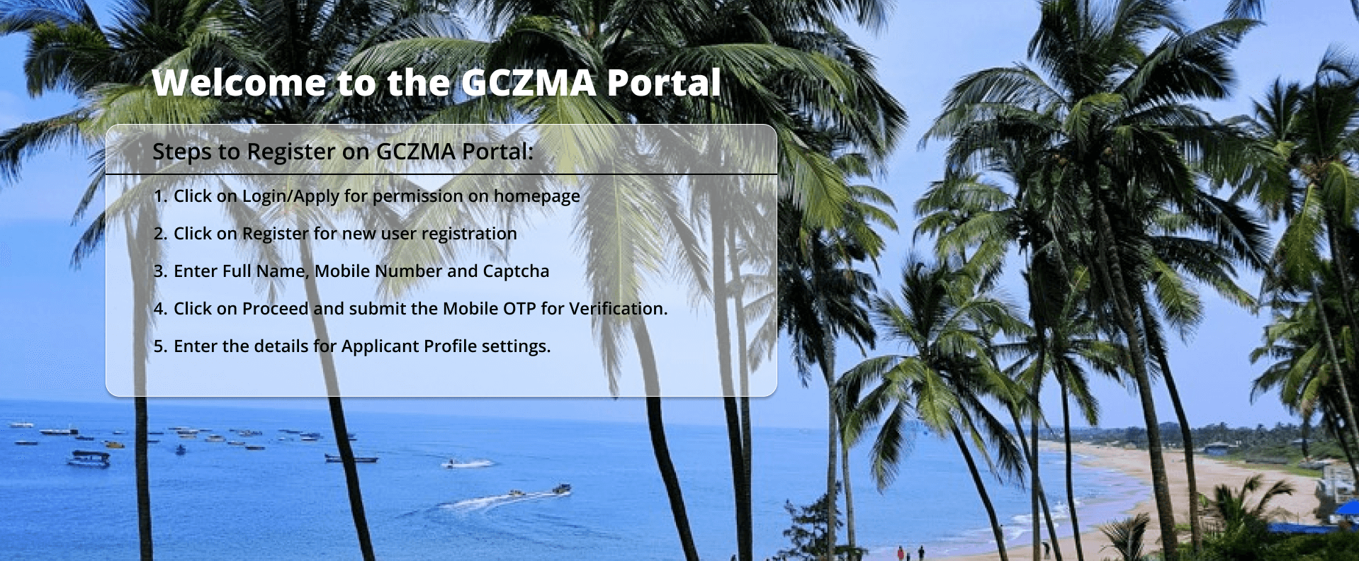 Goa Coastal Zone Management Authority (GCZMA)